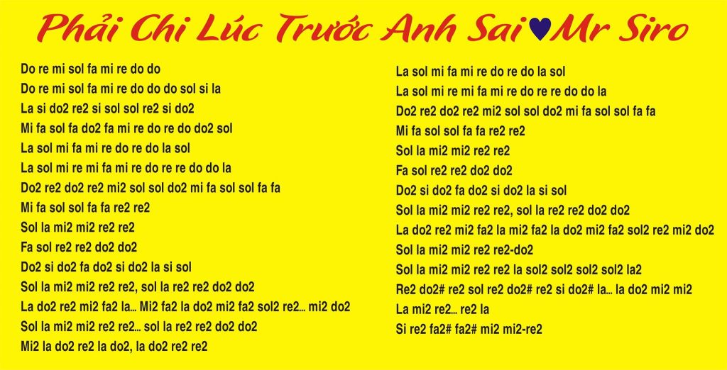 Cảm âm Phải chi lúc trước anh sai - CẢM ÂM VIỆT